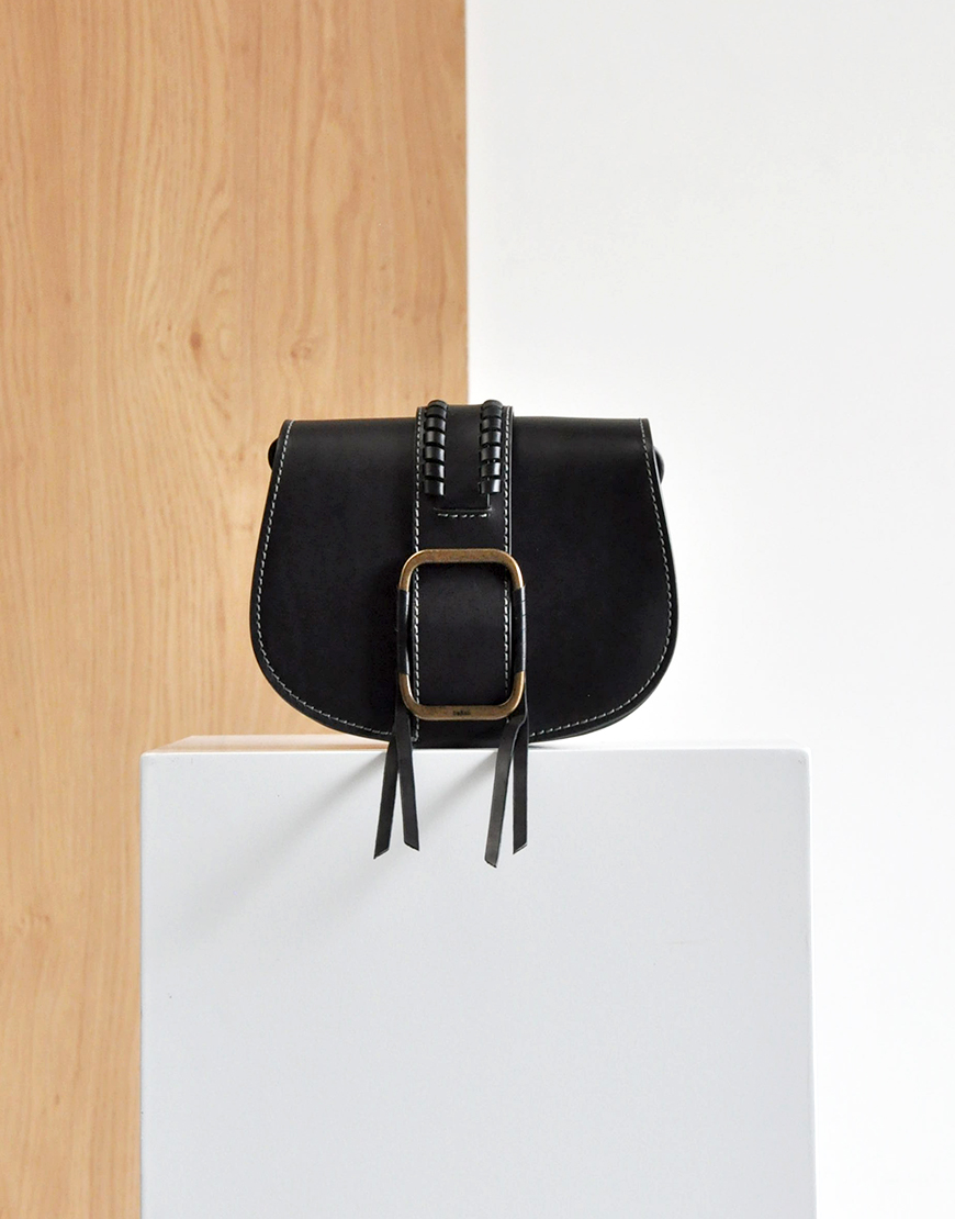 Ba&sh Teddy s tas cuir noir | De nieuwste style secrets