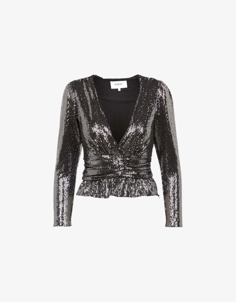 Ba&sh eliot top burgundy | Style secrets