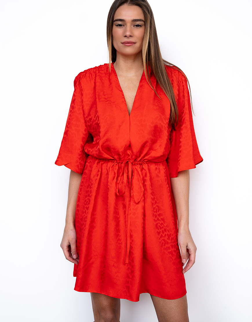 Roseanna Cloud joker jurk rouge | De nieuwste style secrets