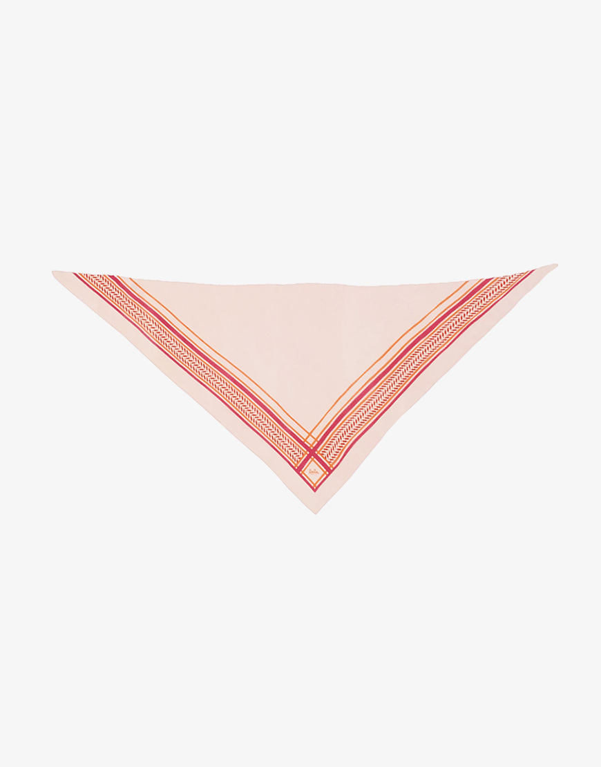 Lala Berlin Minimal Triangle sjaal rosewater | Style secrets