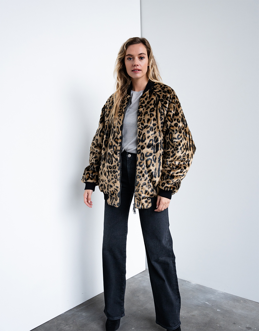 Lala Berlin Janna jacket leo fake fur | De nieuwste style secrets